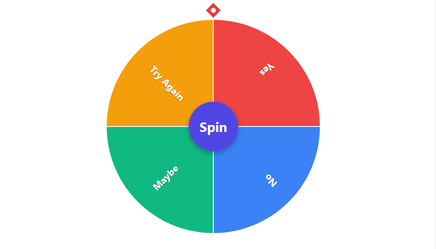 Yes or No Wheel - ‎Spin The Wheel App | Simple Picker Wheel